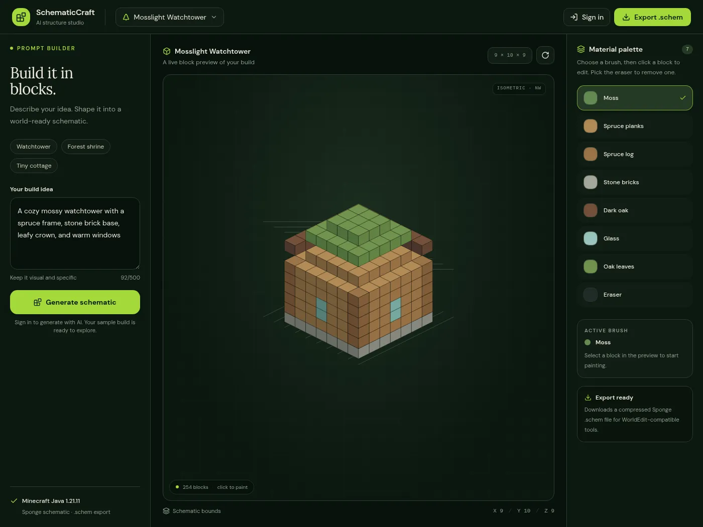 SchematicCraft AI Builder