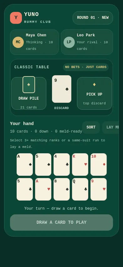 Yuno Rummy Mobile