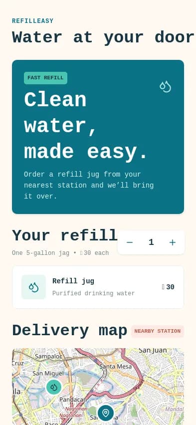 Bukidnon water refilling