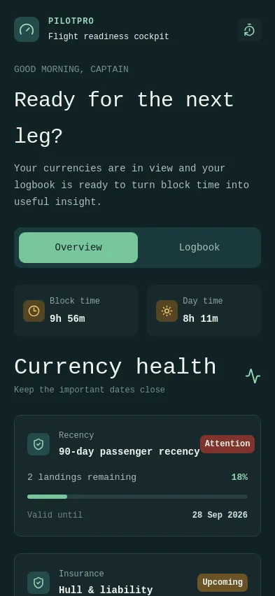 PilotPro Mobile Suite