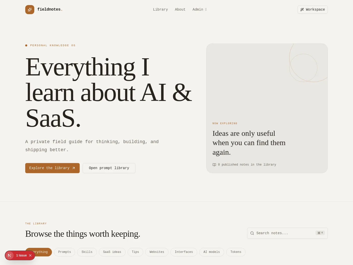 AI & SaaS Knowledge OS