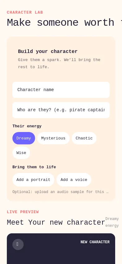 Character Chat AI