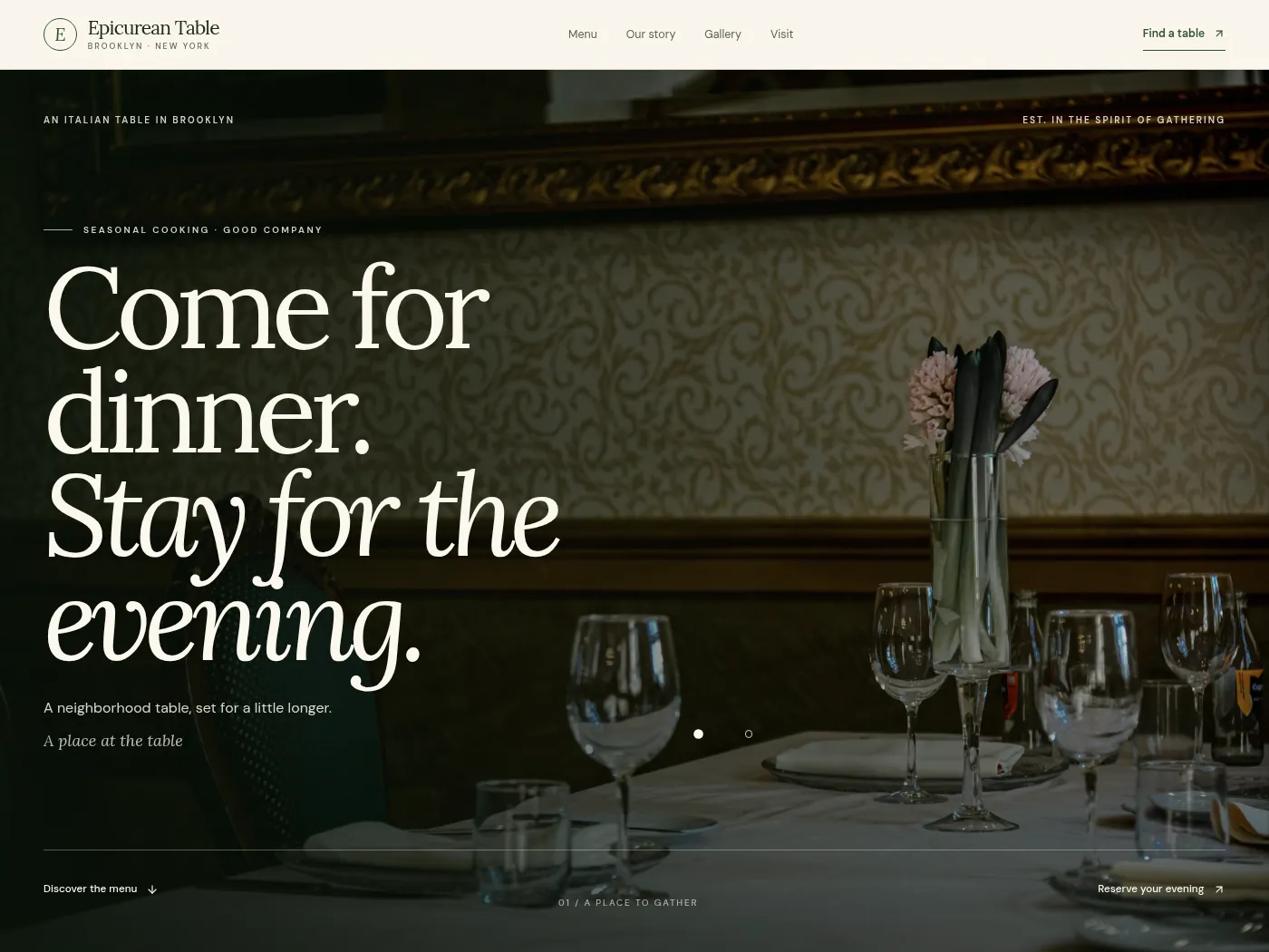Epicurean Table