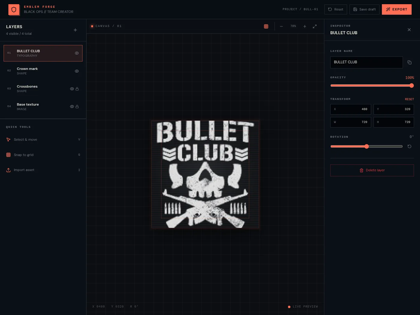 BO3 Emblem Editor