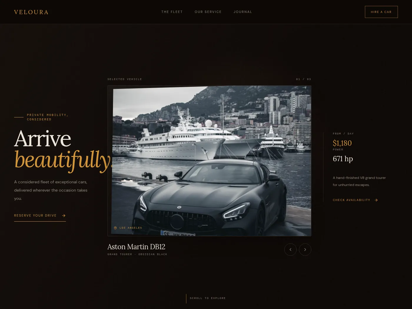 Luxury Cars 3D Portfolio