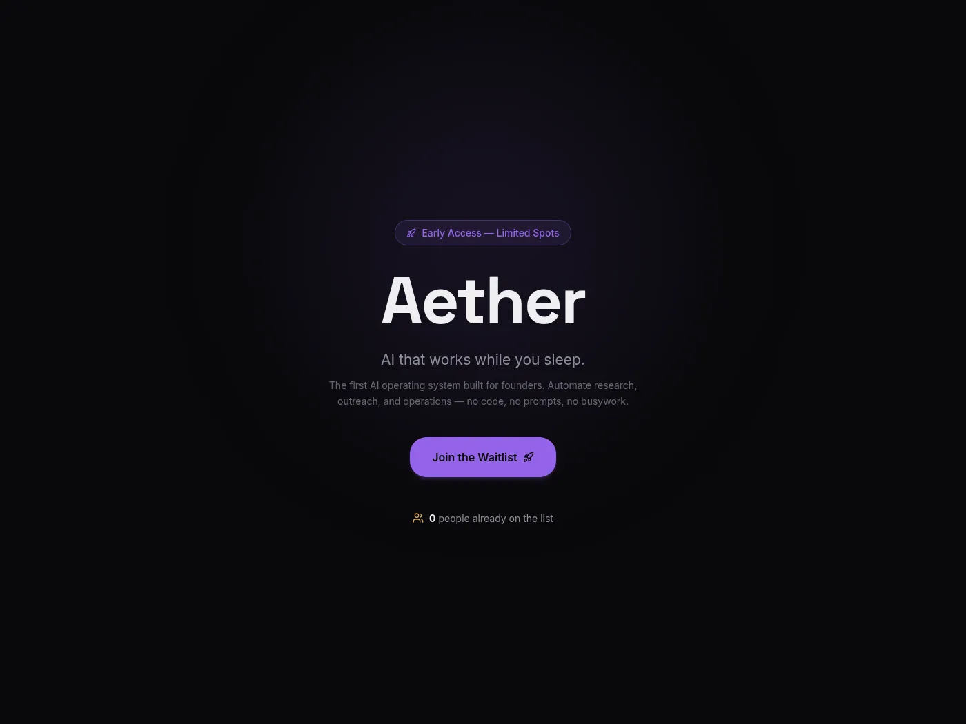 AI Waitlist Magnet