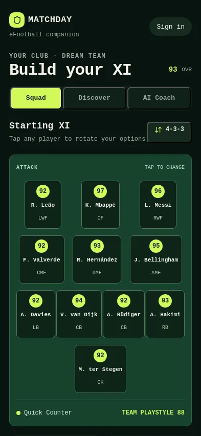 eFootball AI Companion