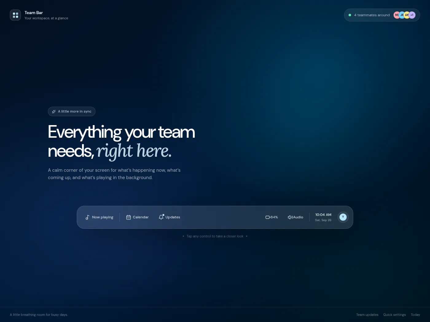 Win11 Team Bar