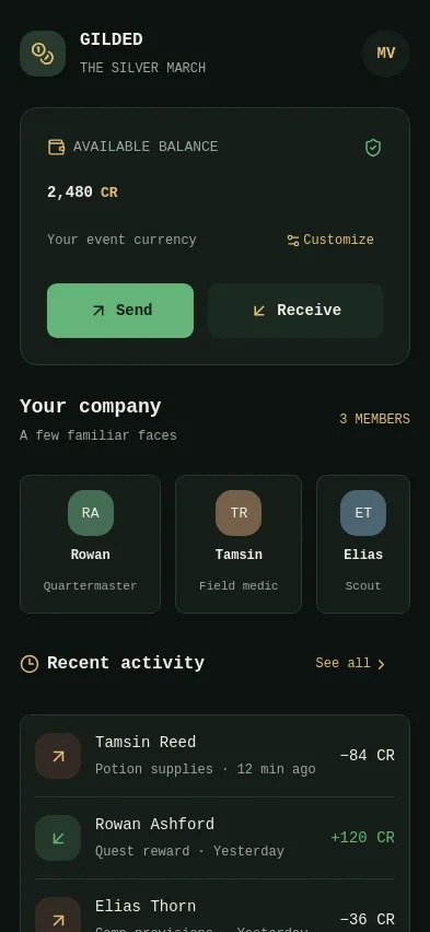 LARP Wallet Mobile