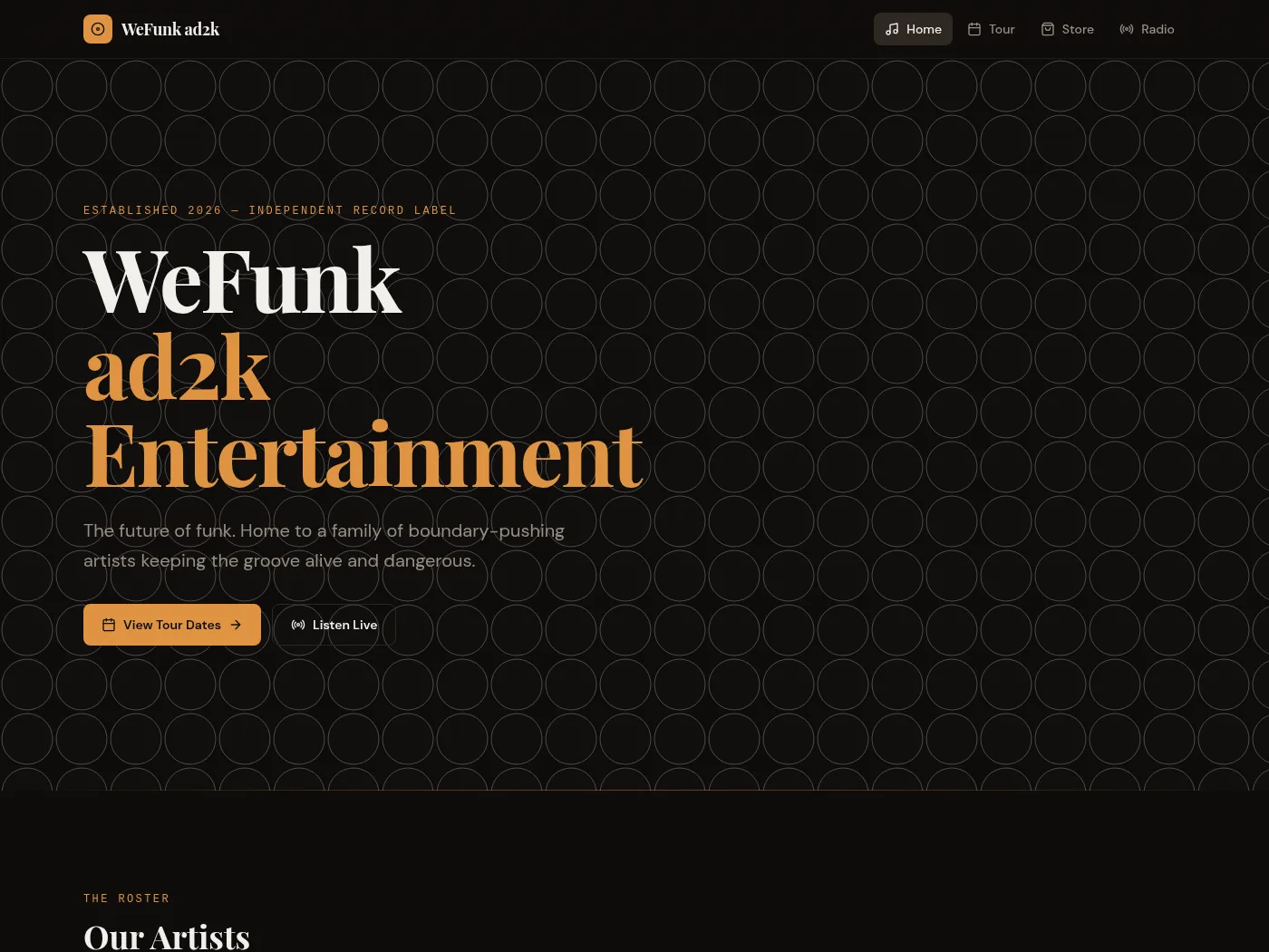 WeFunk Label Portal