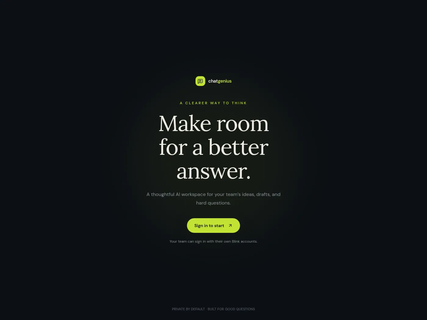 Open ChatGenius