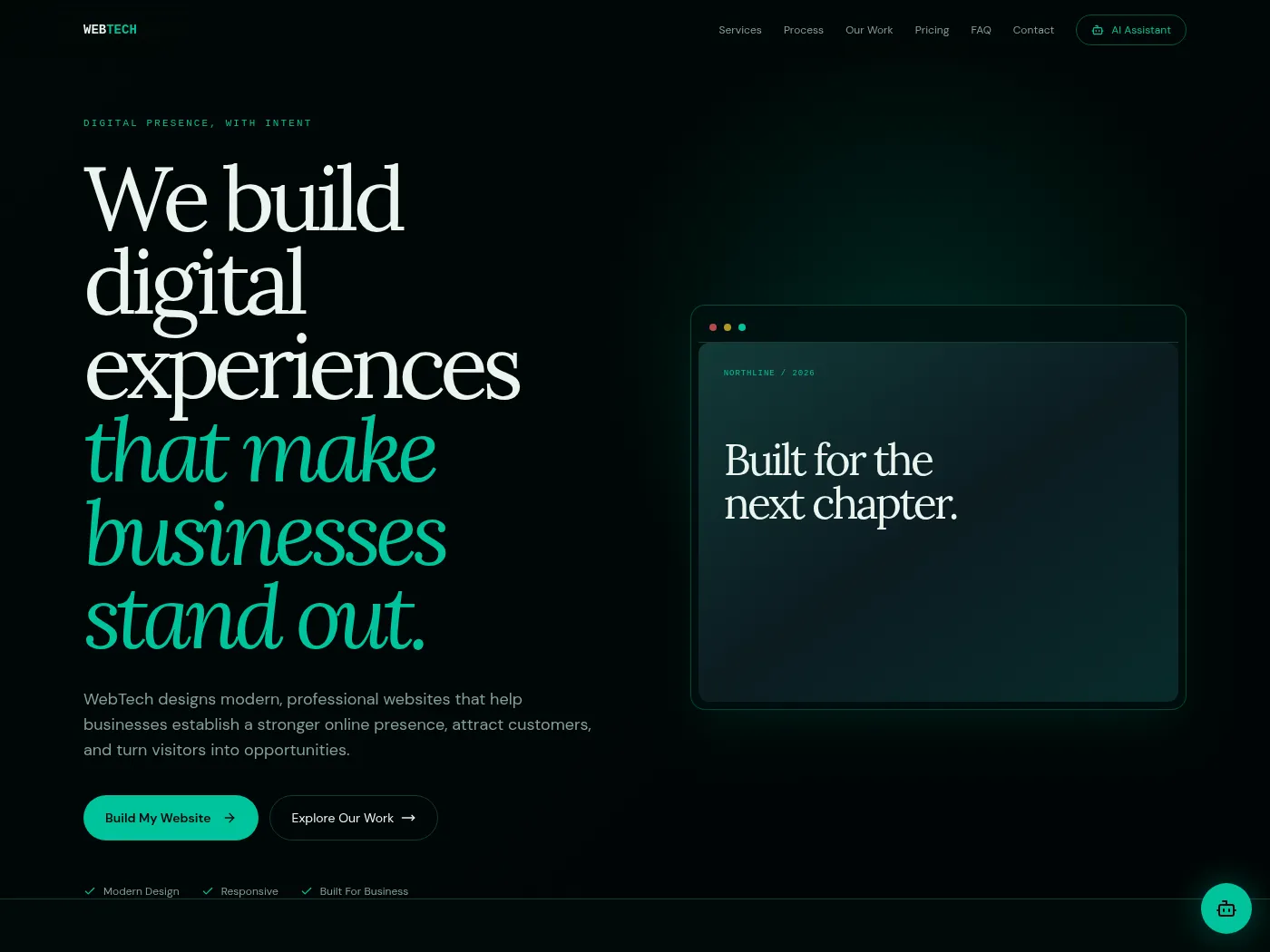 WebTech Digital Agency Site