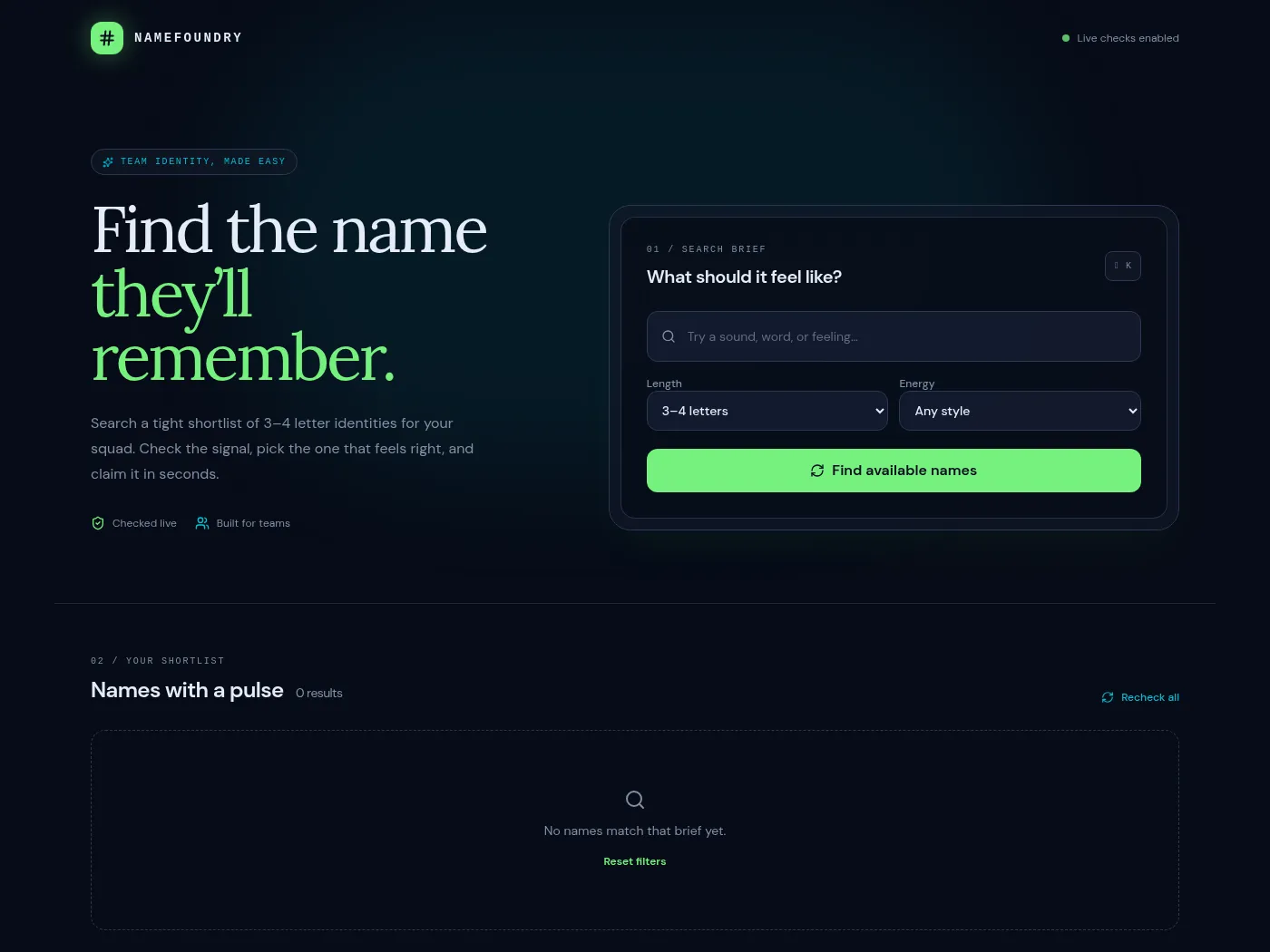 Discord Name Finder