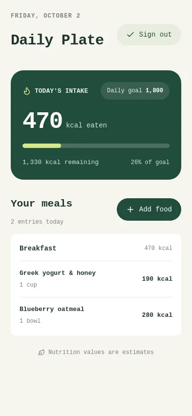 Calorie Counter Pro