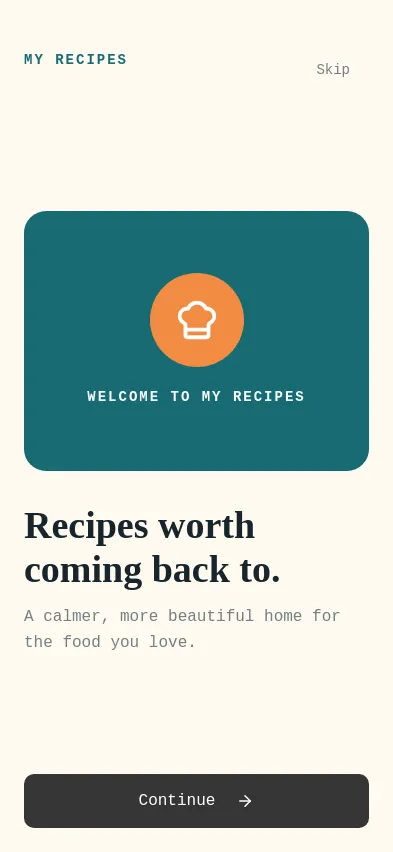 My Recipes
