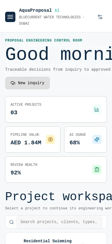 AquaProposal AI Suite
