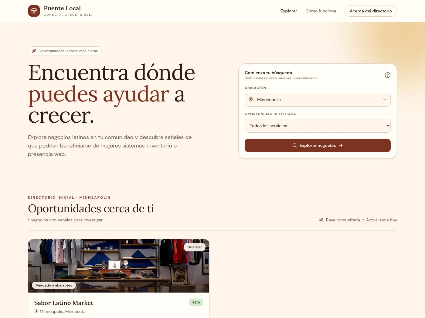 Latino Biz Service Finder