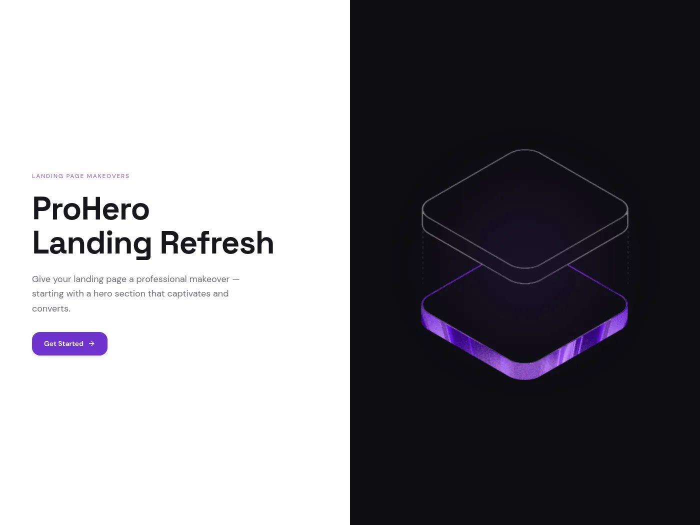 ProHero Landing Refresh
