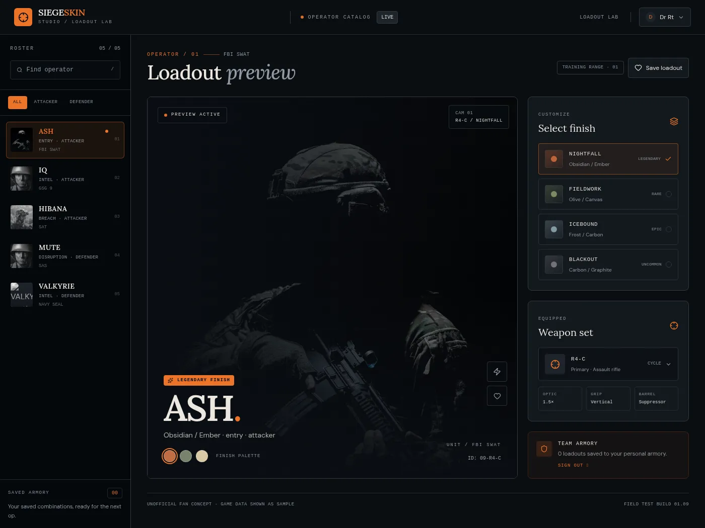 SiegeSkin Studio