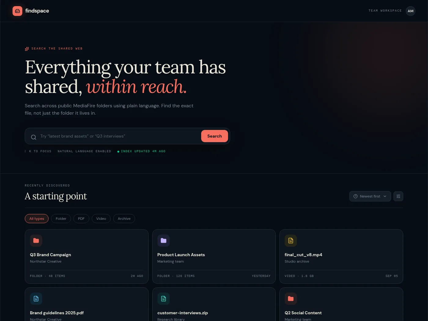 AI MediaFire Search