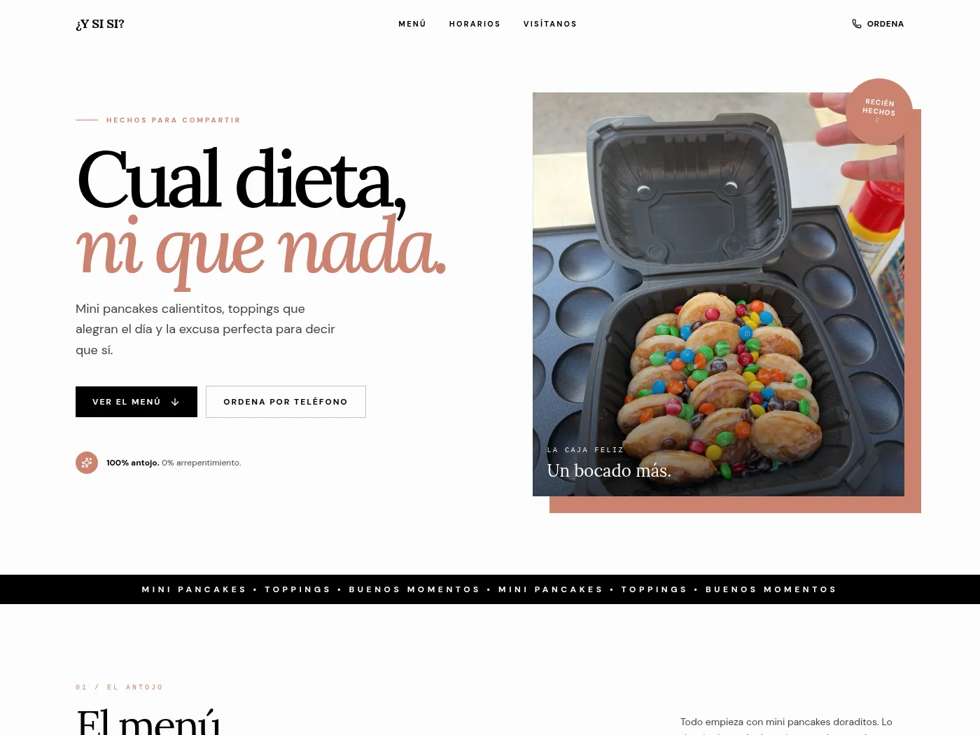 ¿Y SI SI? miniPANCAKES Web
