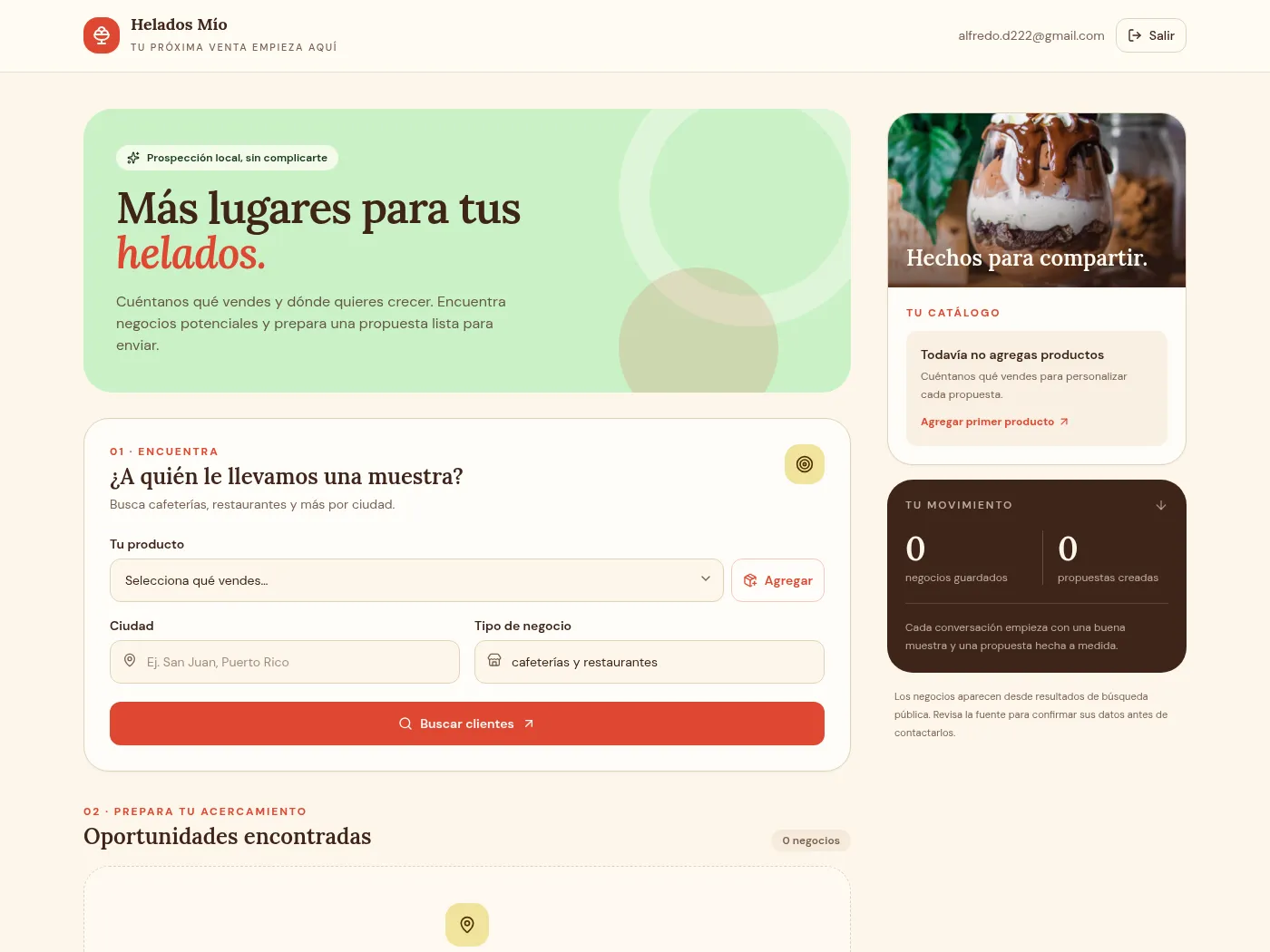 Helados Mio Finder