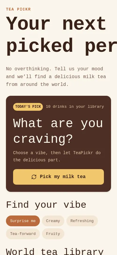 TeaPickr