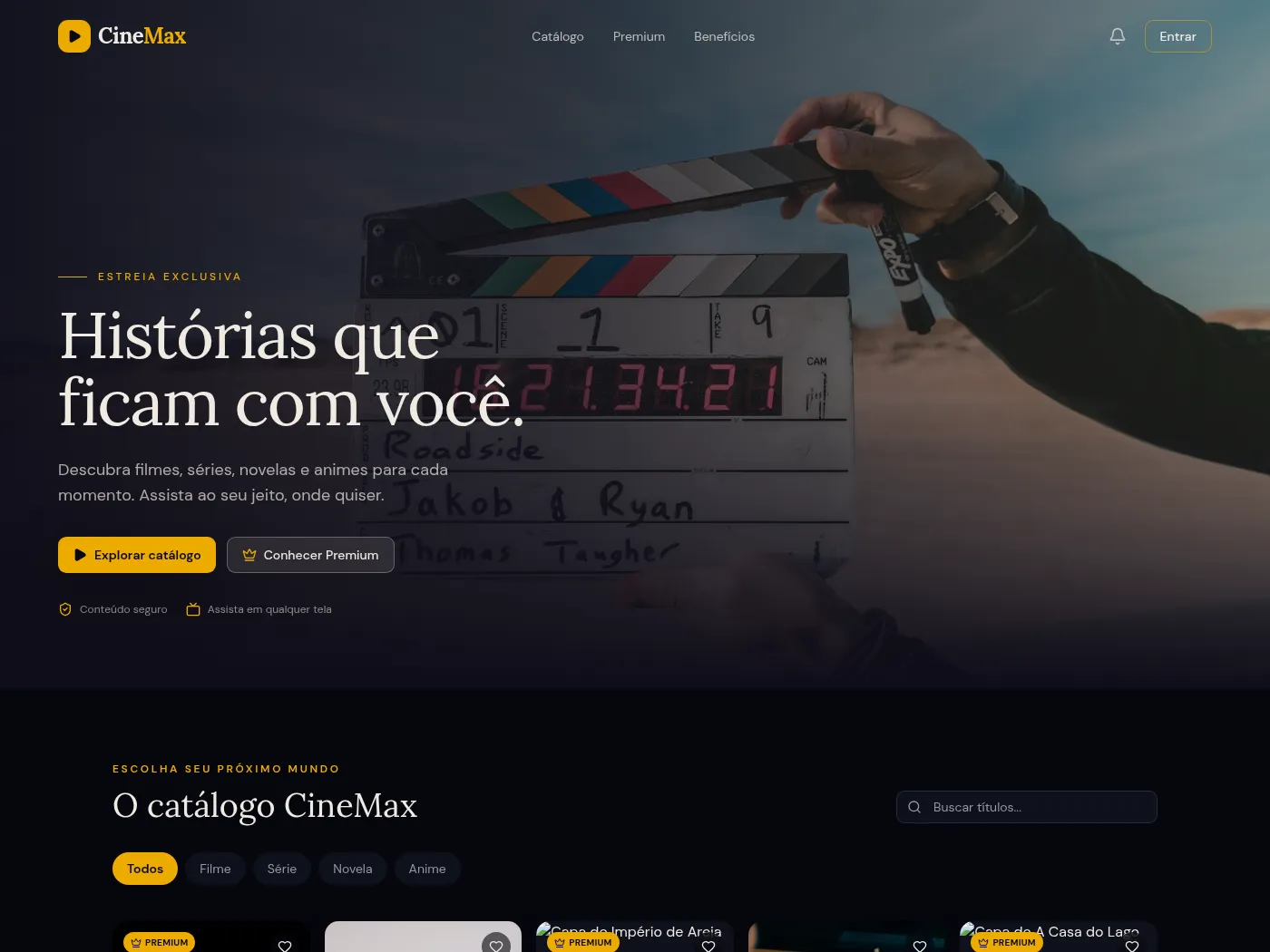 CineMax Streaming Platform