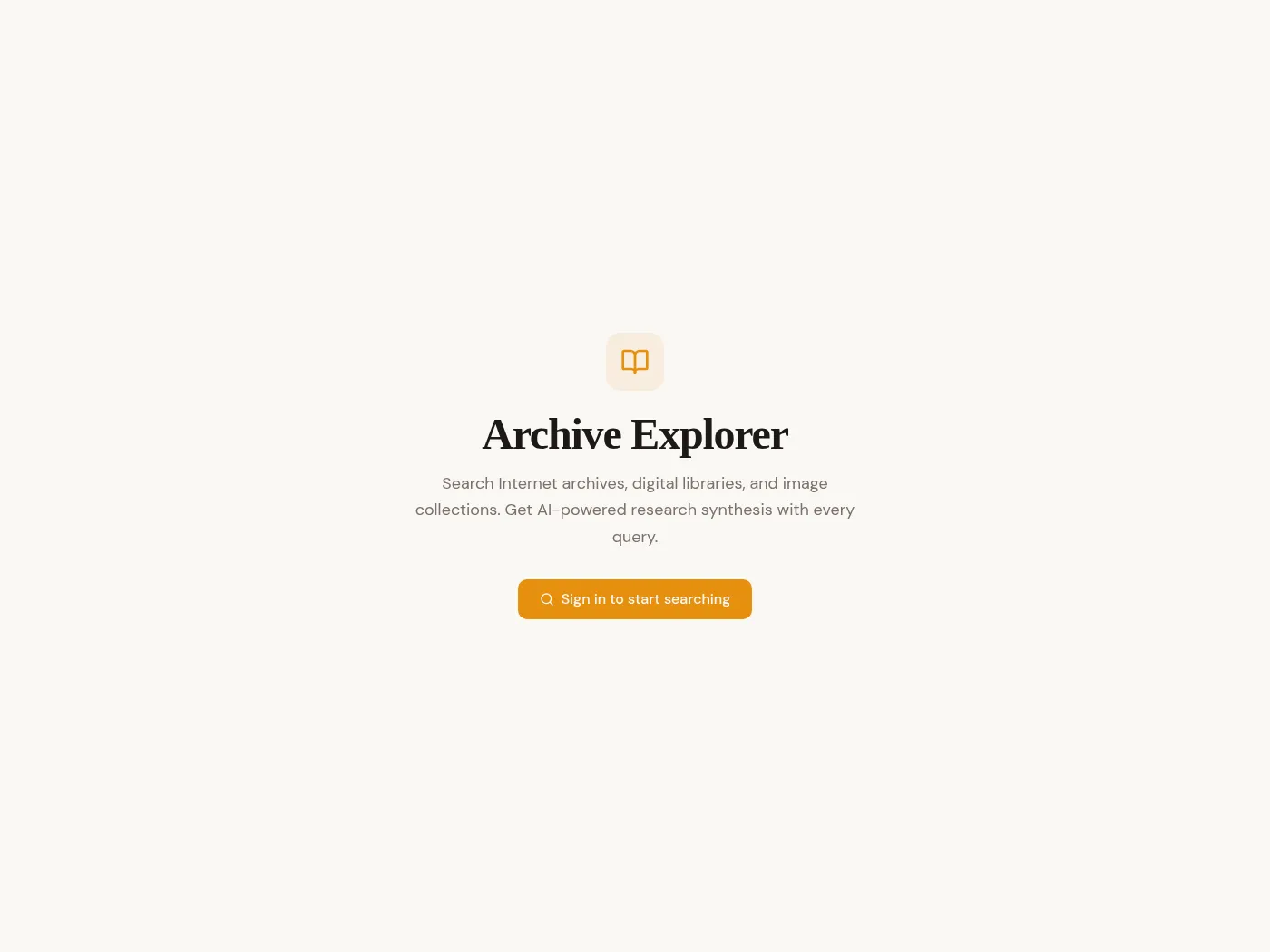 Archive Explorer Search