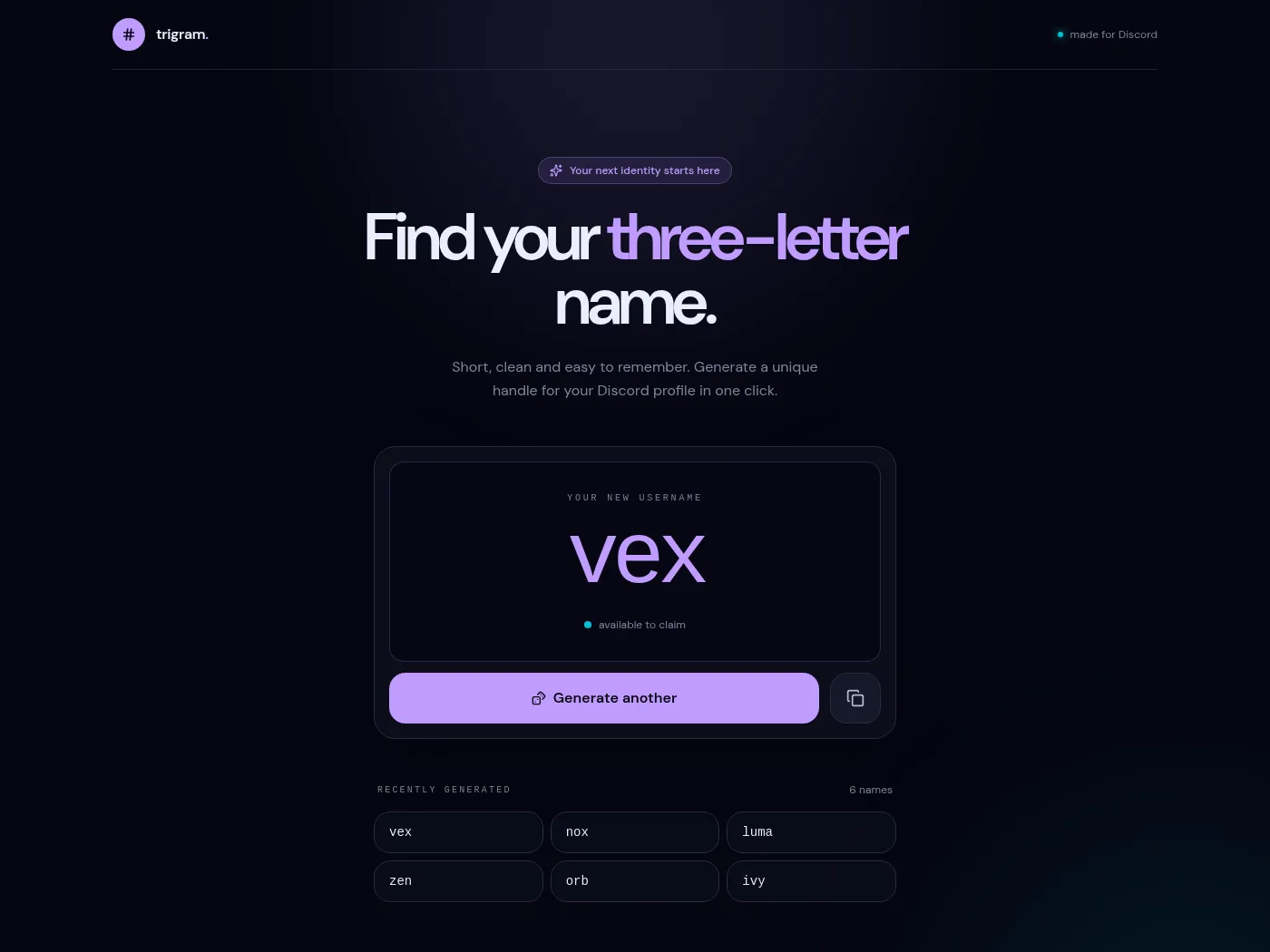 Discord NameGen