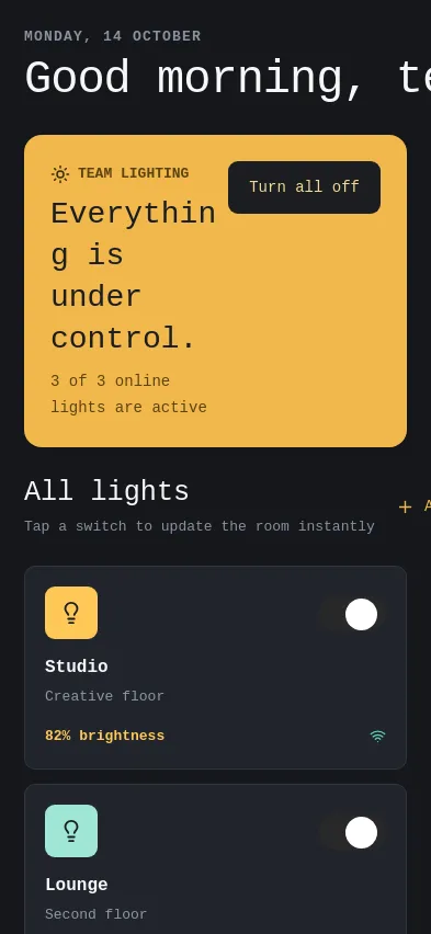 Smart Light Manager
