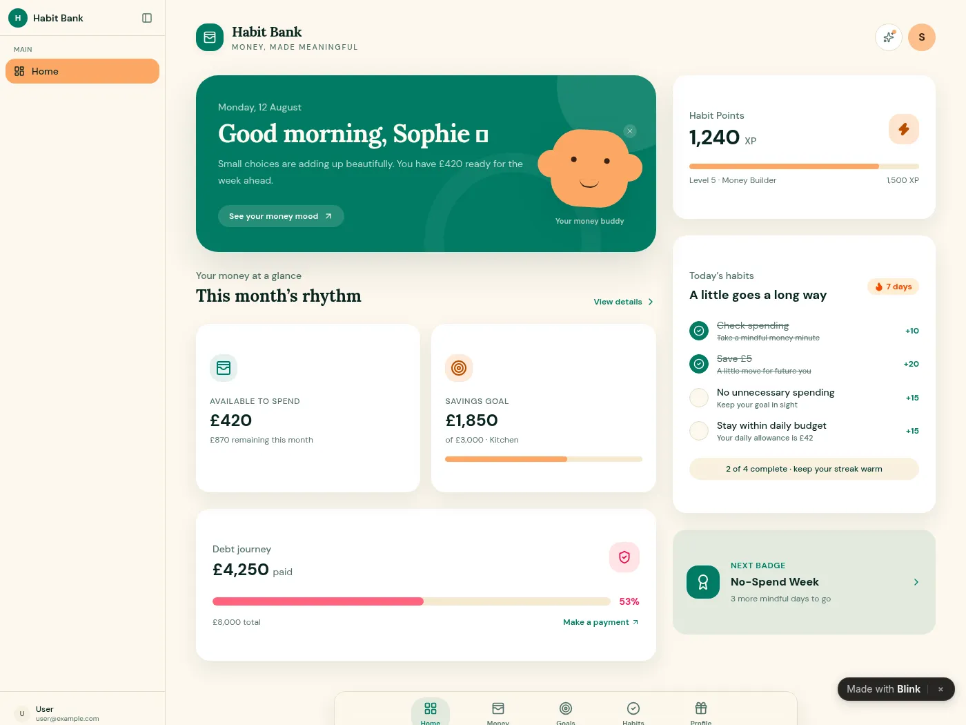 Habit Bank