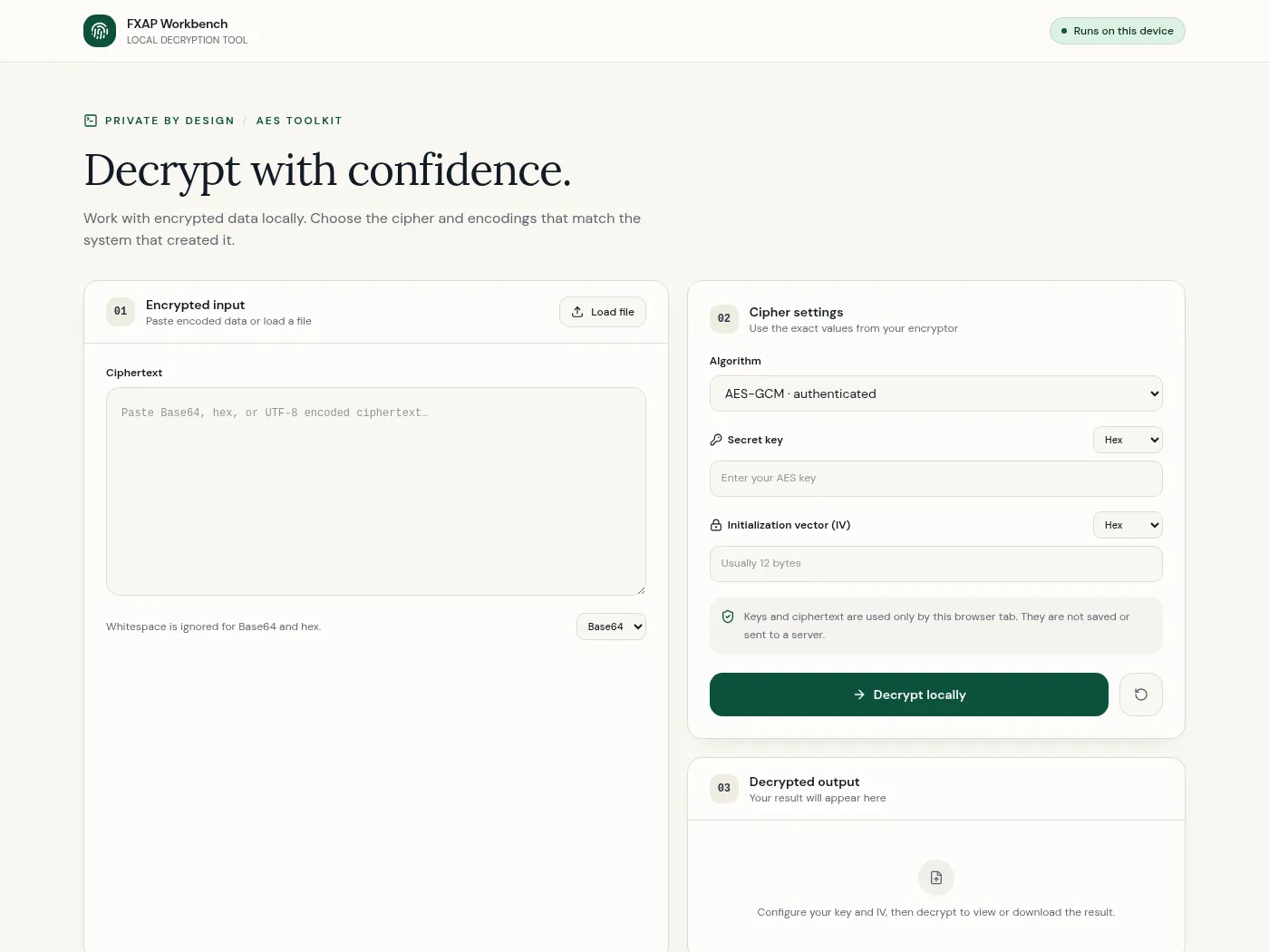 FXAP Dashboard