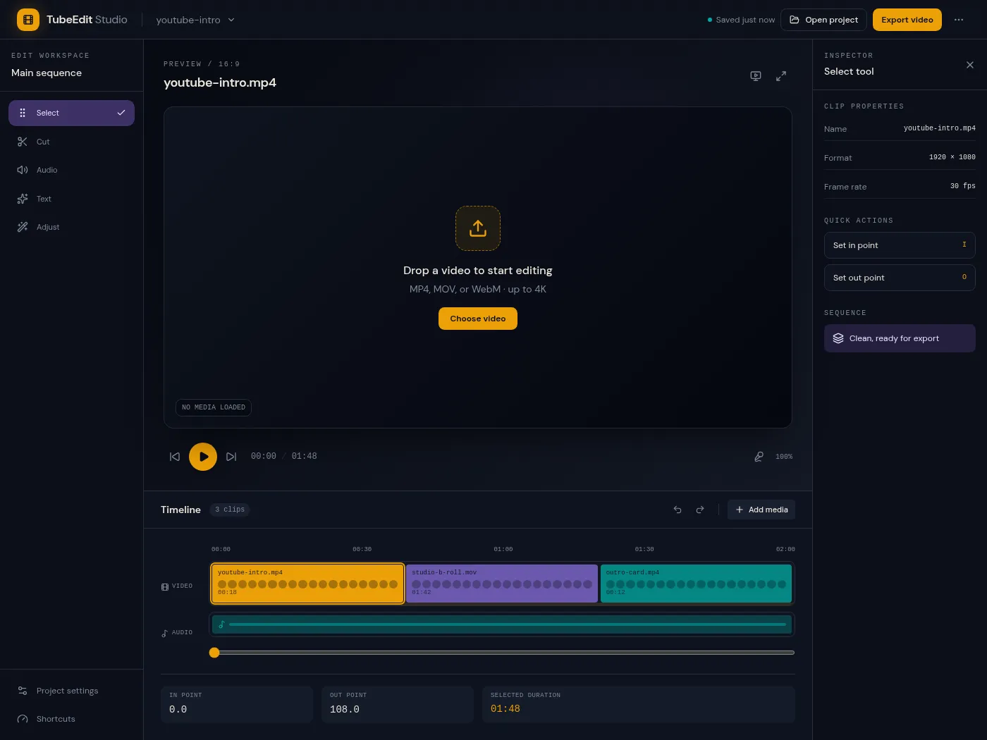 TubeEdit Studio