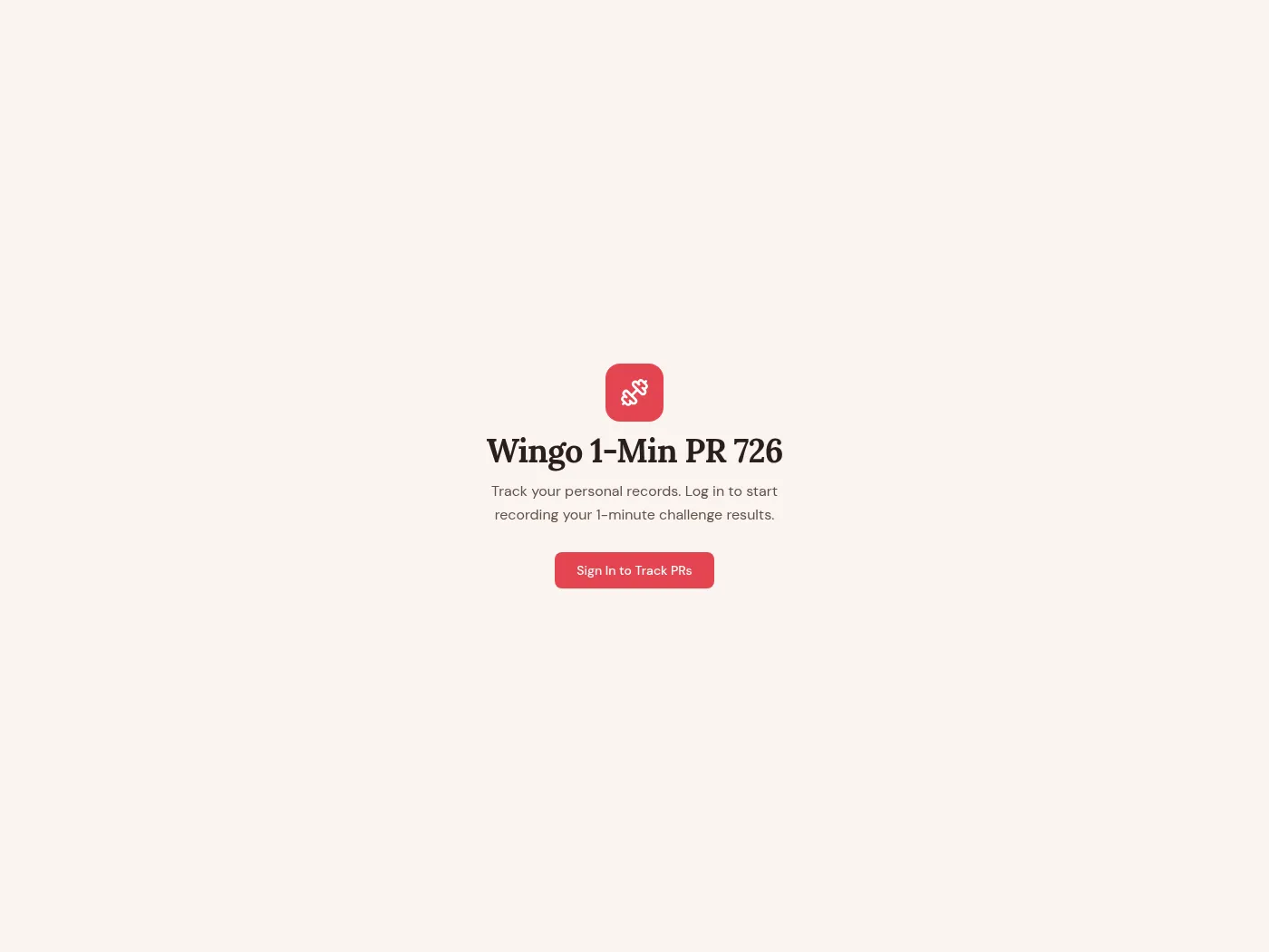 Wingo Minute PR Tracker