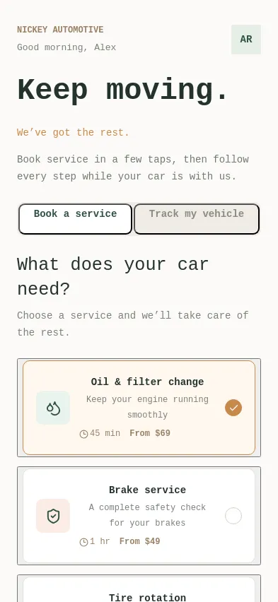 Auto Service Tracker