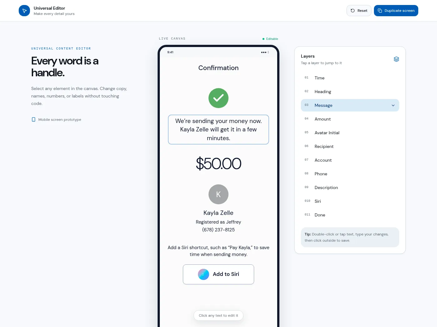Universal Content Editor