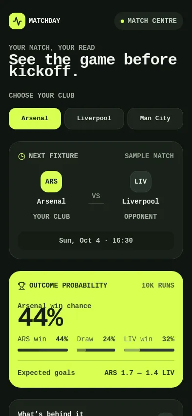 MatchPredictor Pro