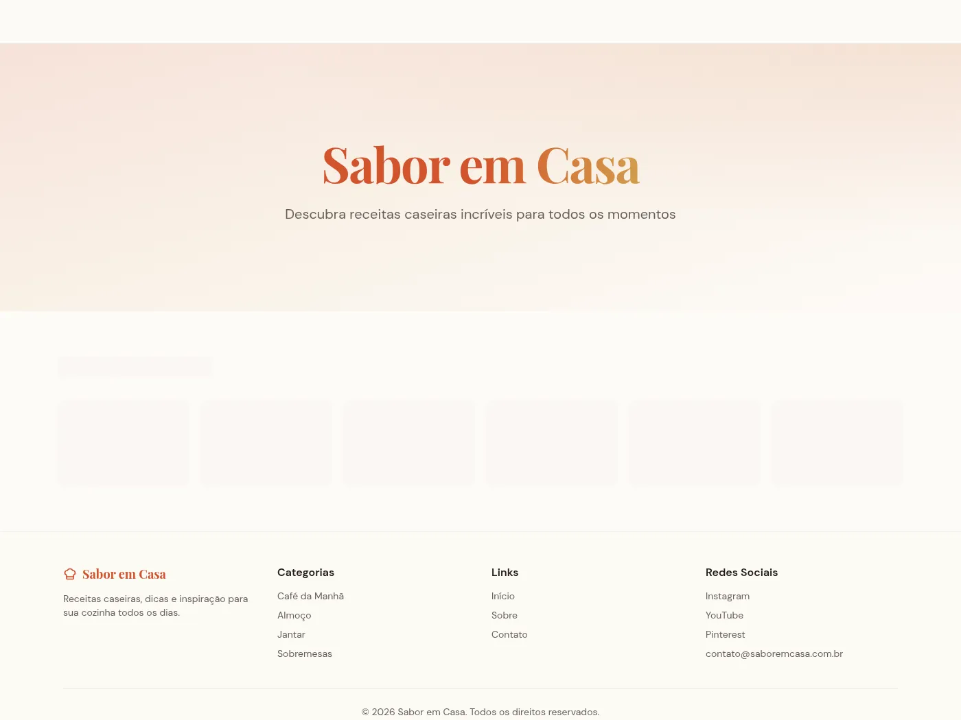 Sabor em Casa
