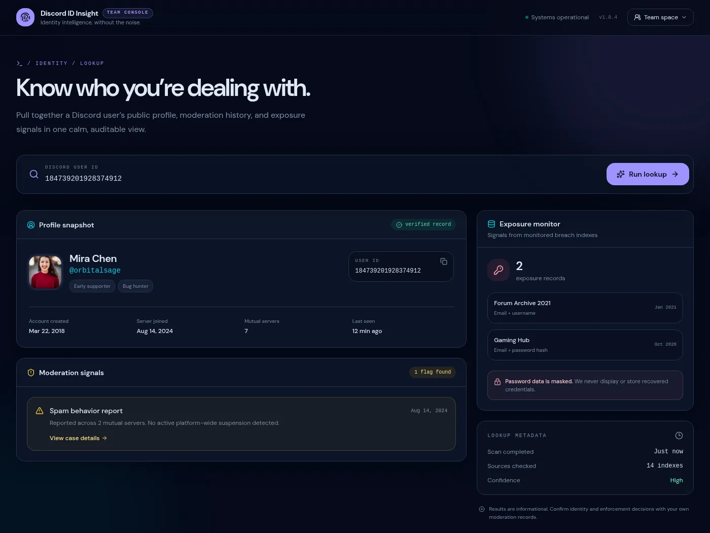 Discord ID Insight