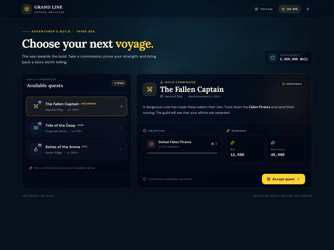 Quest Giver UI