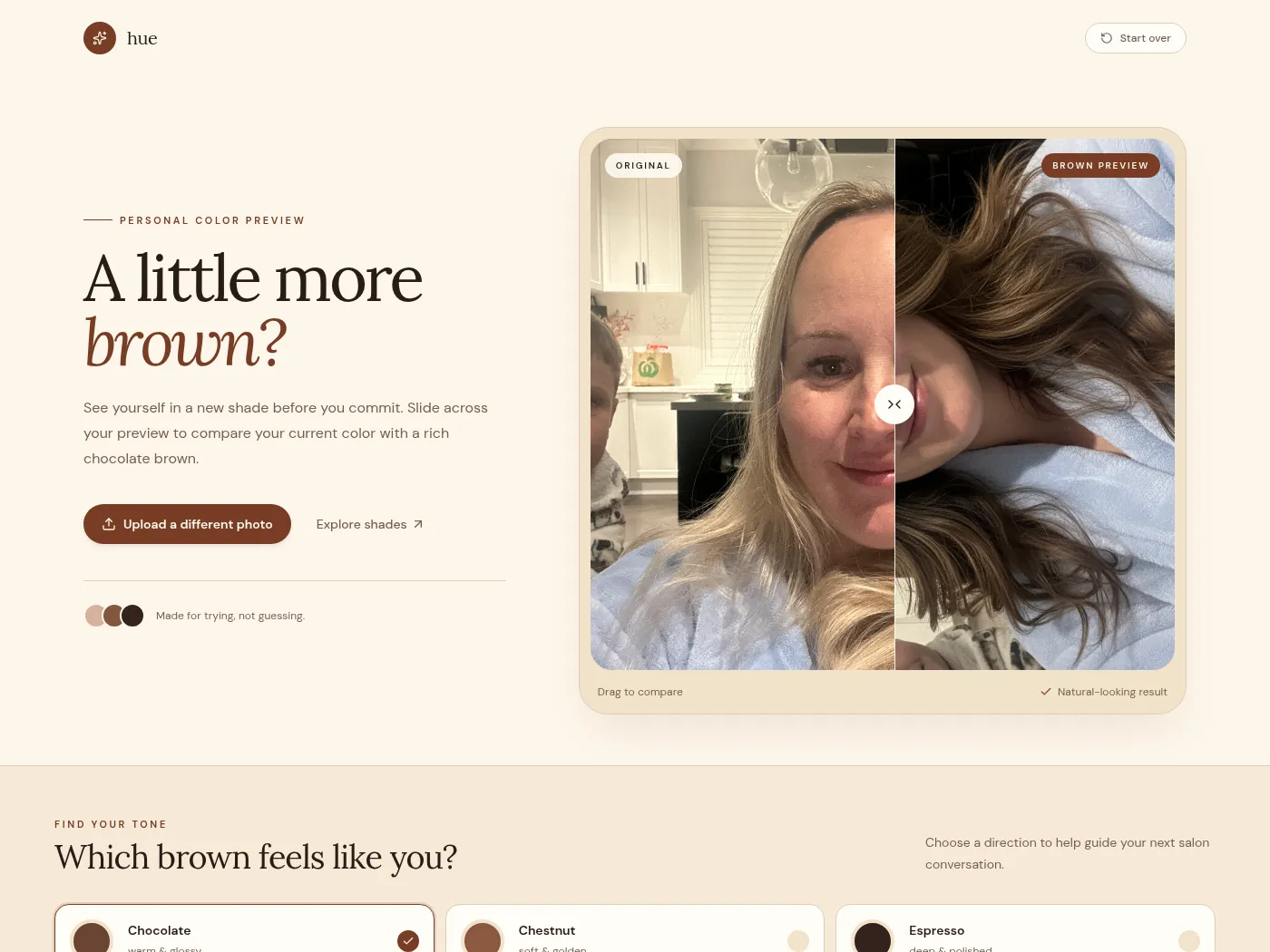 Hair Color Previewer