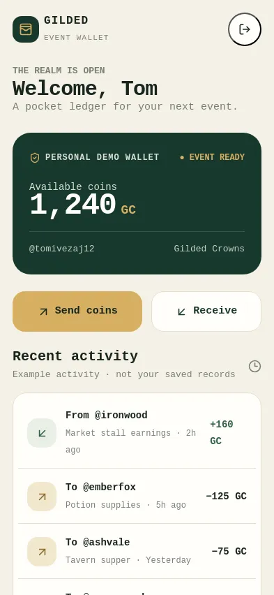 LARP Wallet Mobile