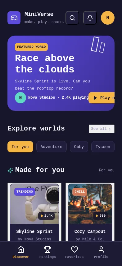MiniVerse Creator