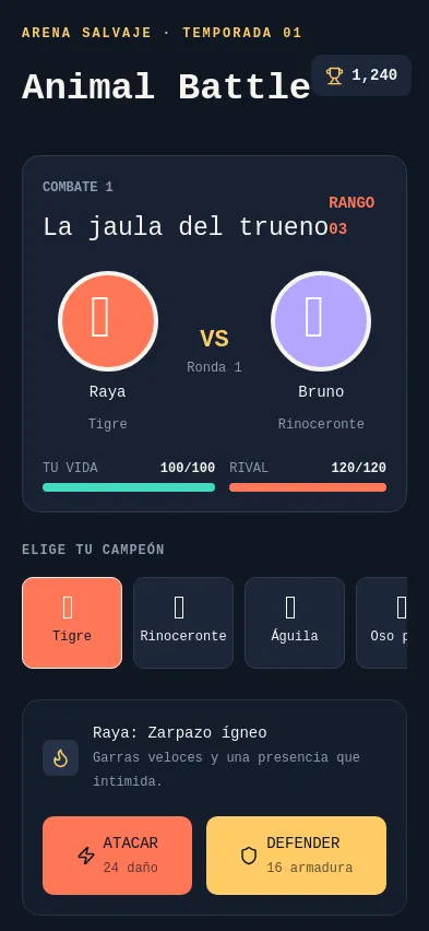 Animal Battle Arena