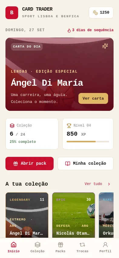 Benfica Card Trader