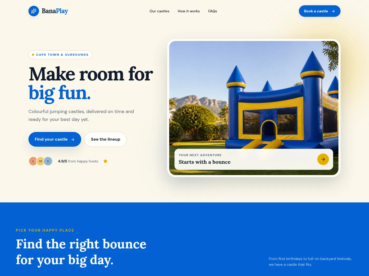 BanaPlay Booking App
