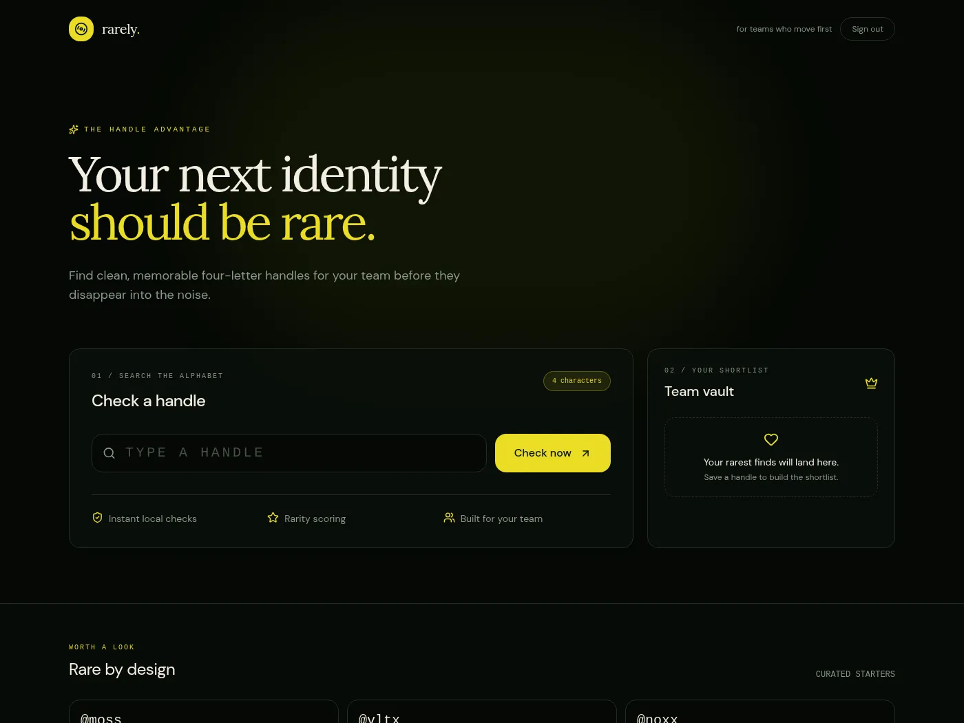 Rare Discord Handle Finder