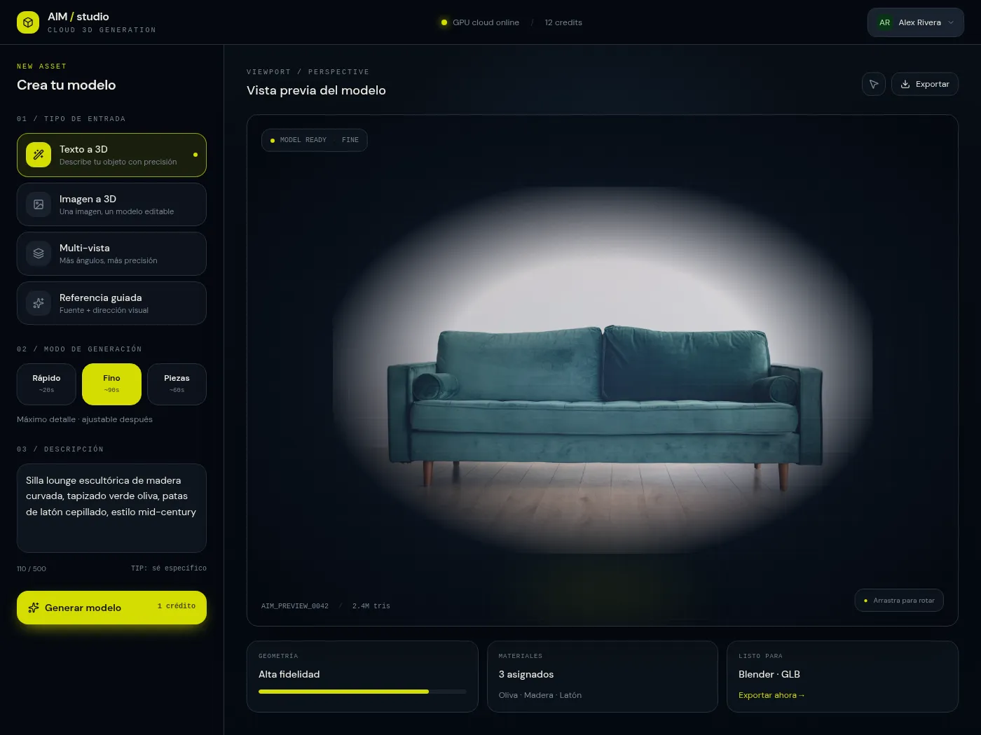 AIM 3D Model Studio