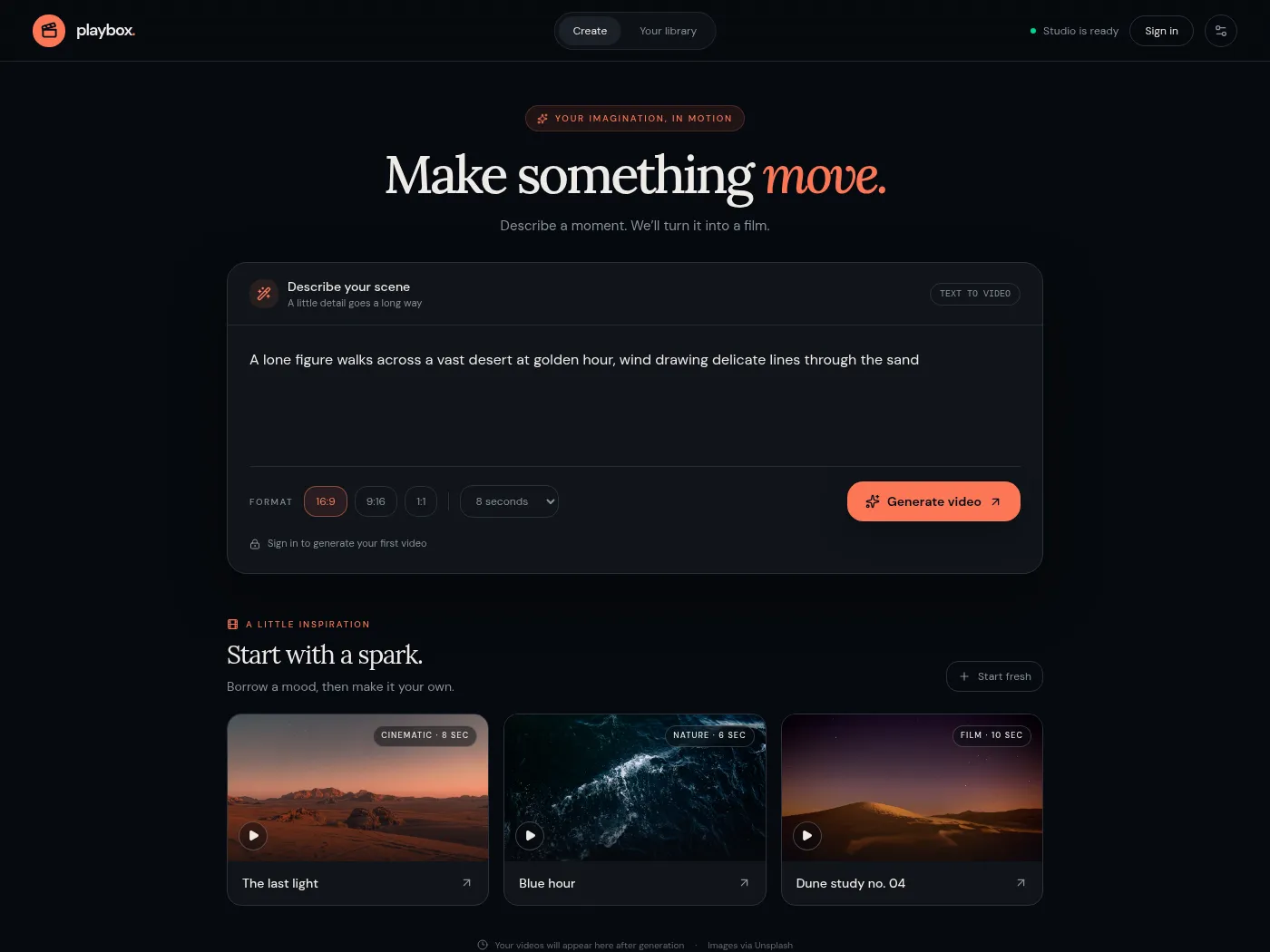 Playbox AI Videos